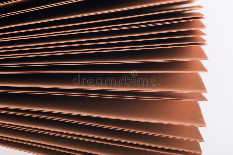 Stack of brown paper page stock photo. Image of pile - 46001332