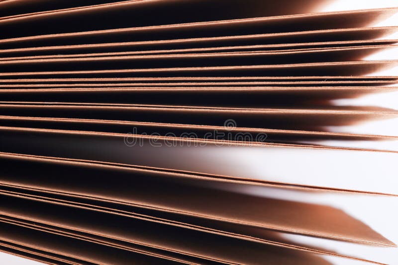 Stack of Brown Paper Page Document Stock Image - Image of stack, brown ...