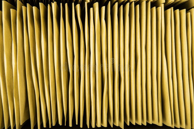 Stack of Bubble Envelopes Inside a Box. Close Up, Top View Stock Photo ...