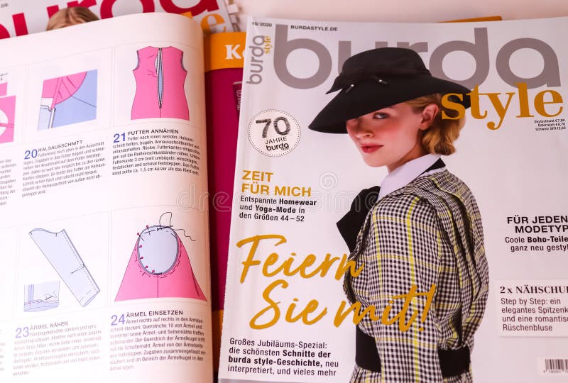 Stack Of Fashion Magazines