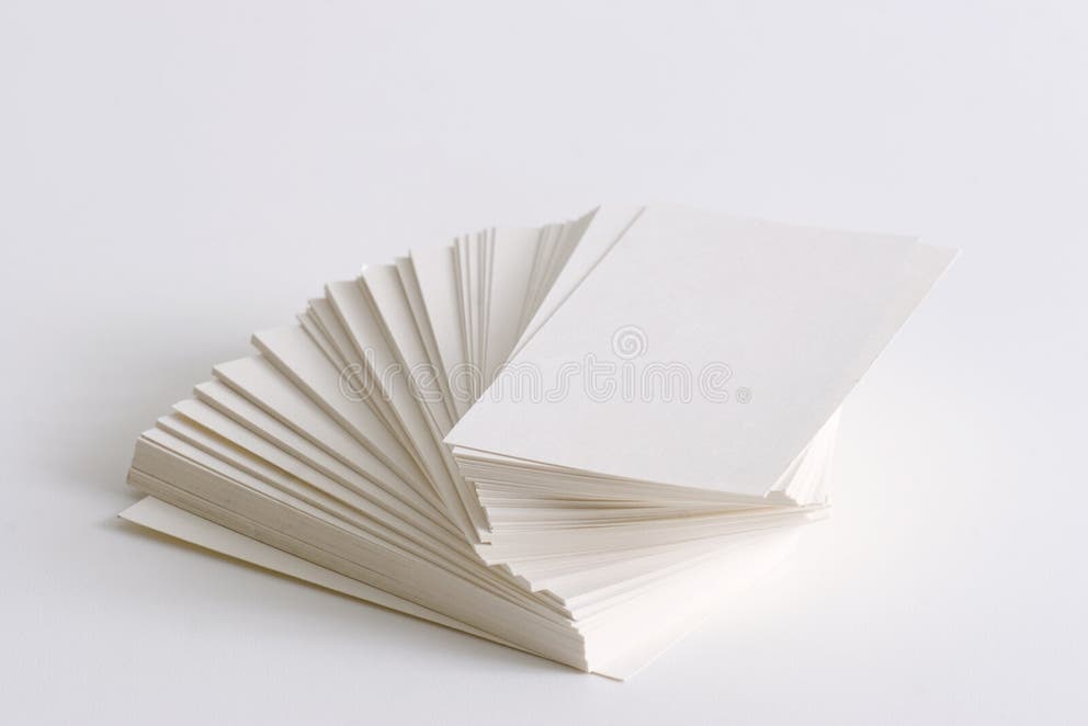 Stack of business cards stock photo. Image of advertise - 1393624