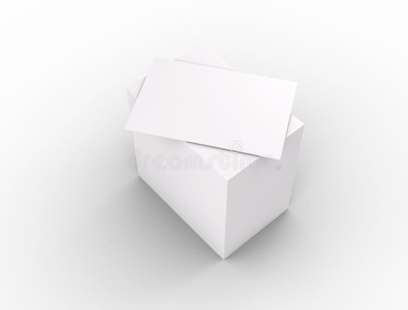 Stack of business cards stock illustration. Illustration of tools ...