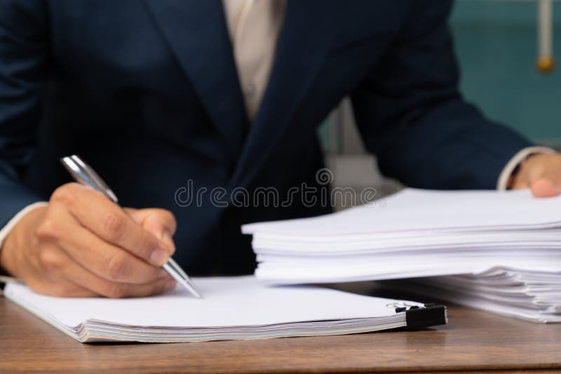 Stack of Business Overload Paper Stock Photo - Image of data, office ...