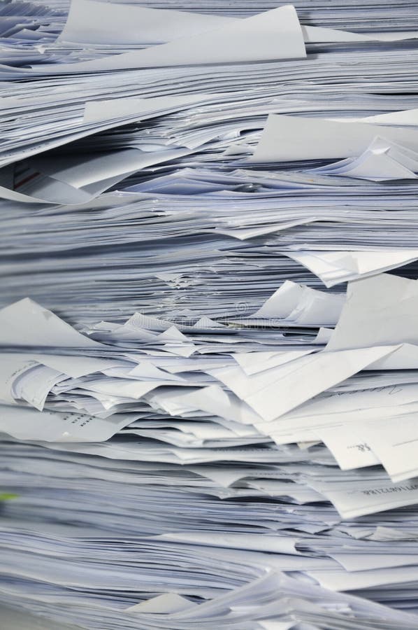 Stack of business papers stock photo. Image of book - 100634648