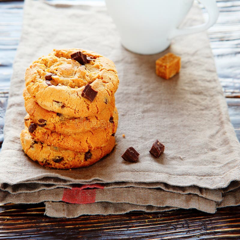 Stack of butter cookies stock image. Image of life, still - 37924553