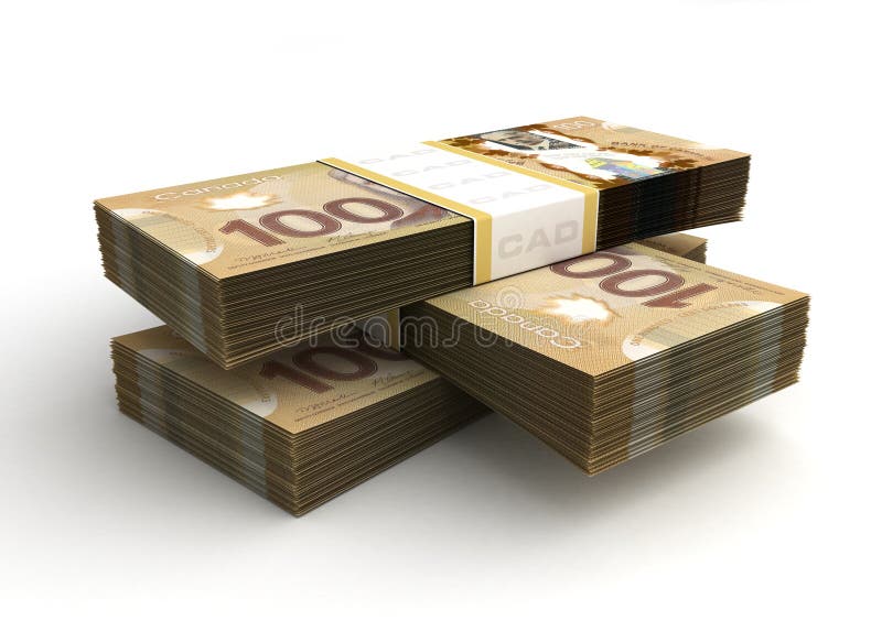 Stack of Canadian Dollar stock illustration. Illustration of savings ... Stack of Canadian Dollar stock illustration. Illustration of savings ...