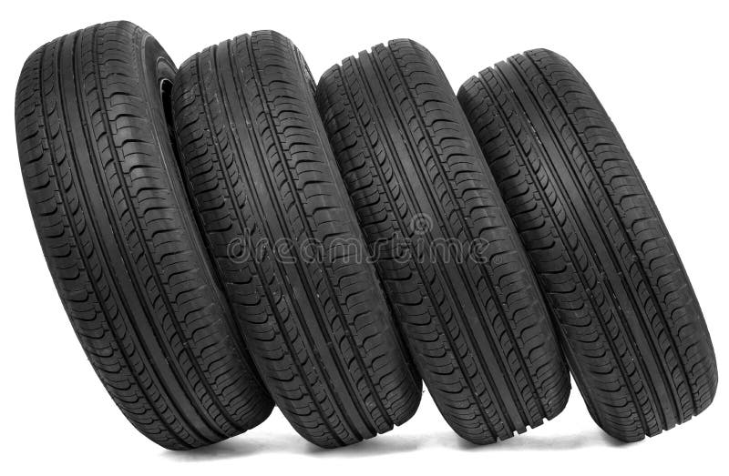 Stack of wheels on white stock image. Image of tire - 100643003