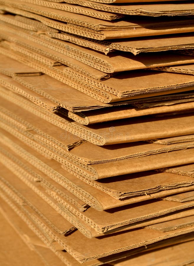 Folded Cardboard Boxes stock photo. Image of white, pack - 5309620