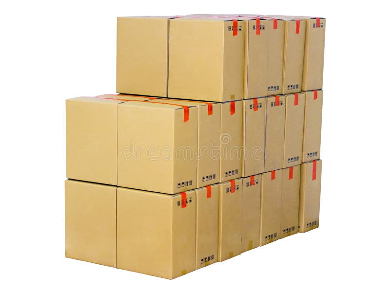 Stacks of file boxes stock photo. Image of records, storage - 494506