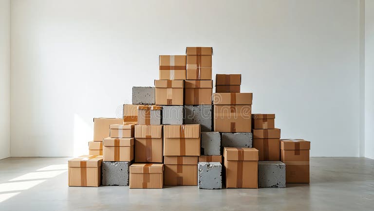 Cardboard Blocks Pyramid Stock Illustrations – 37 Cardboard Blocks ...