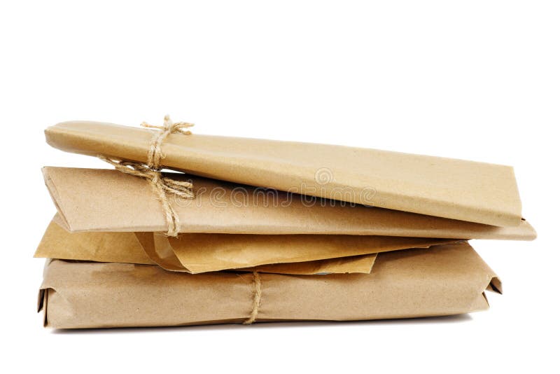 Stack of Cardboard Boxes on Wooden Pallets. Stack of Brown Cardboard ...