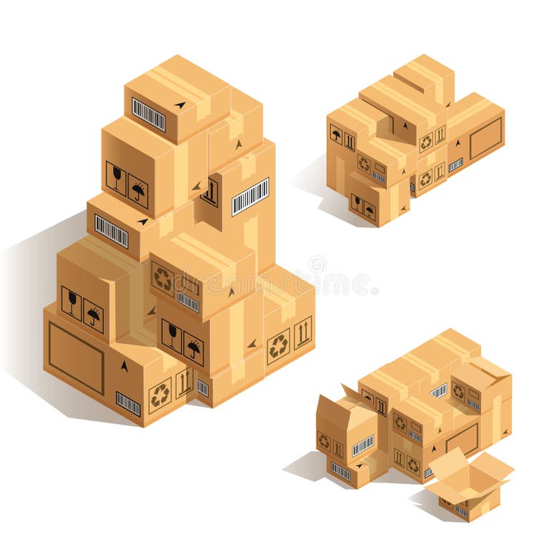 Cardboard Stack Stock Illustrations – 29,469 Cardboard Stack Stock ...