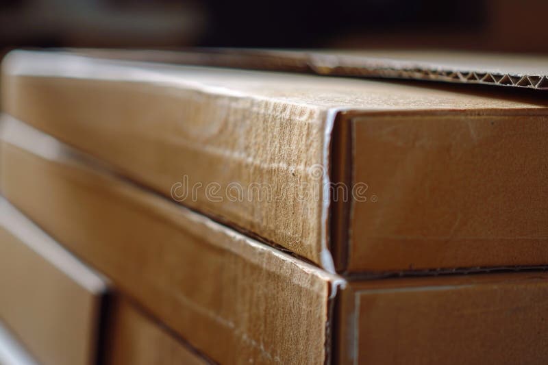 A Stack of Cardboard Boxes Ready for Shipping or Storage. Ideal for ...
