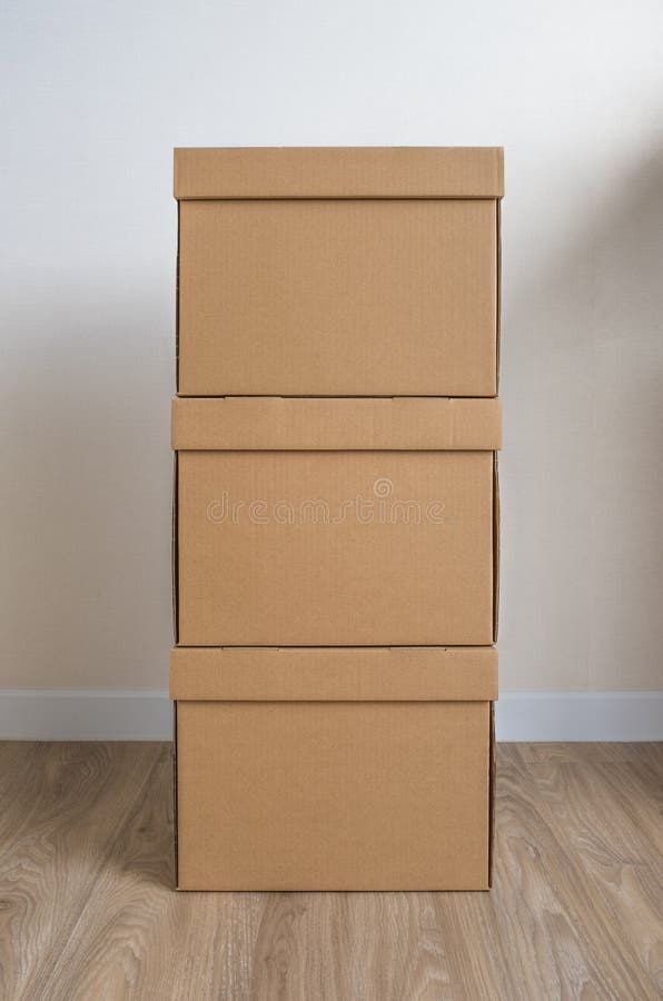 Stack of cardboard boxes stock image. Image of carton - 102456685