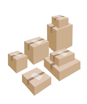 Different Size Boxes Stock Illustrations – 320 Different Size Boxes ...