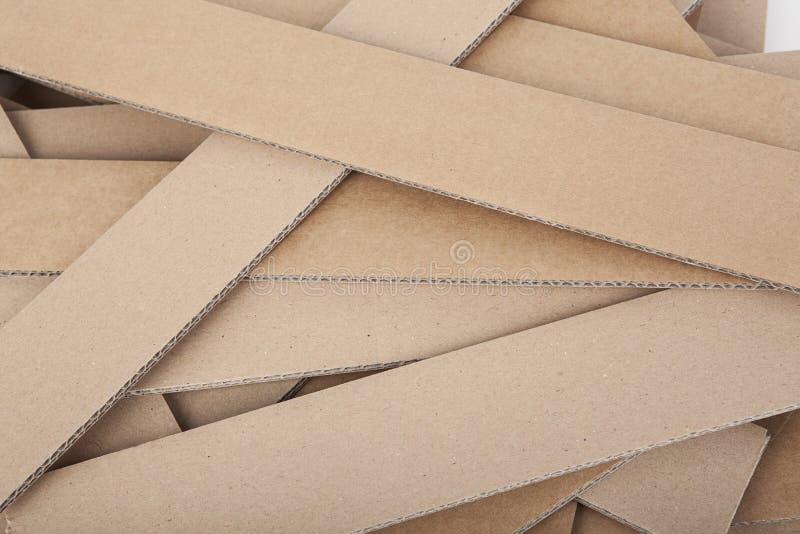 A Stack of Cardboard Forms Made of Corrugated Cardboard Stock Image ...