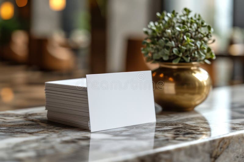 Stack of Cards on Wooden Table Stock Illustration - Illustration of ...