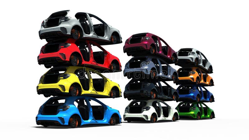 Stack Cars Stock Illustrations – 248 Stack Cars Stock Illustrations ...