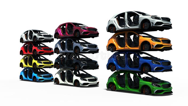 Stack Cars Stock Illustrations – 248 Stack Cars Stock Illustrations ...