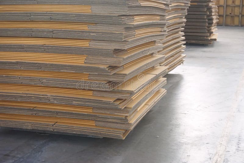 Stack of carton box stock photo. Image of place, cargo - 105927988