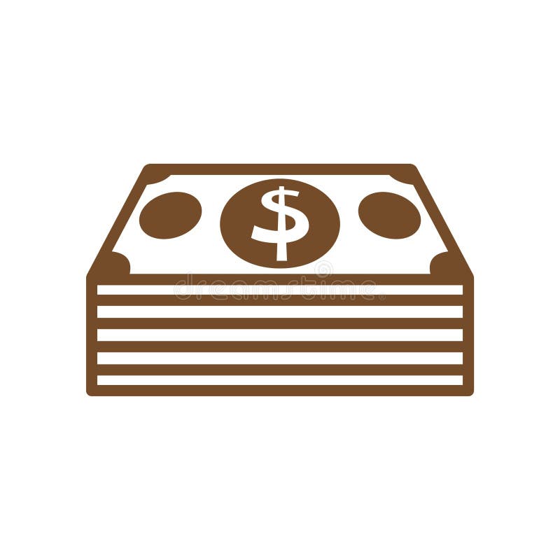 Stack of Cash. Vector Illustration Decorative Design Stock Vector ...