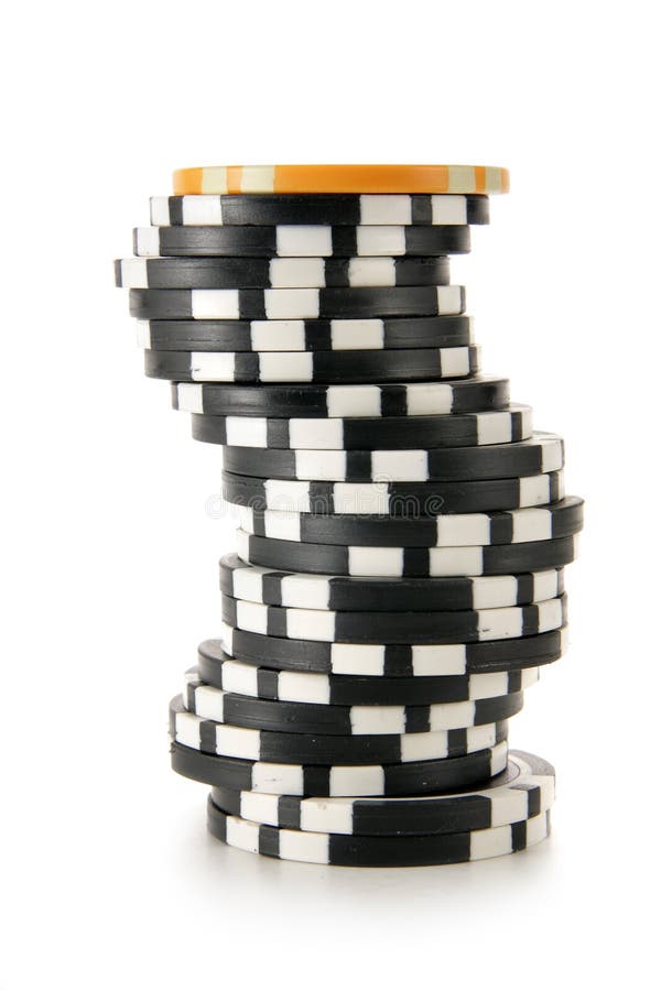 Poker Chips - Black stock image. Image of indoor, gaming - 5221643