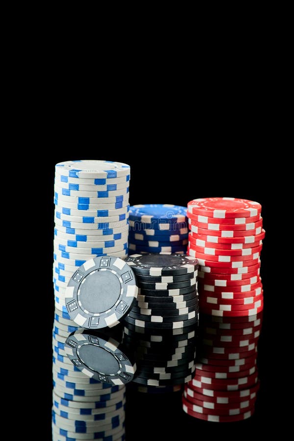 Stack of casino chips stock photo. Image of stack, wealth - 11214752