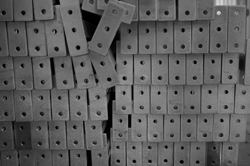 Stack of casting aluminum stock photo. Image of cast - 72280050