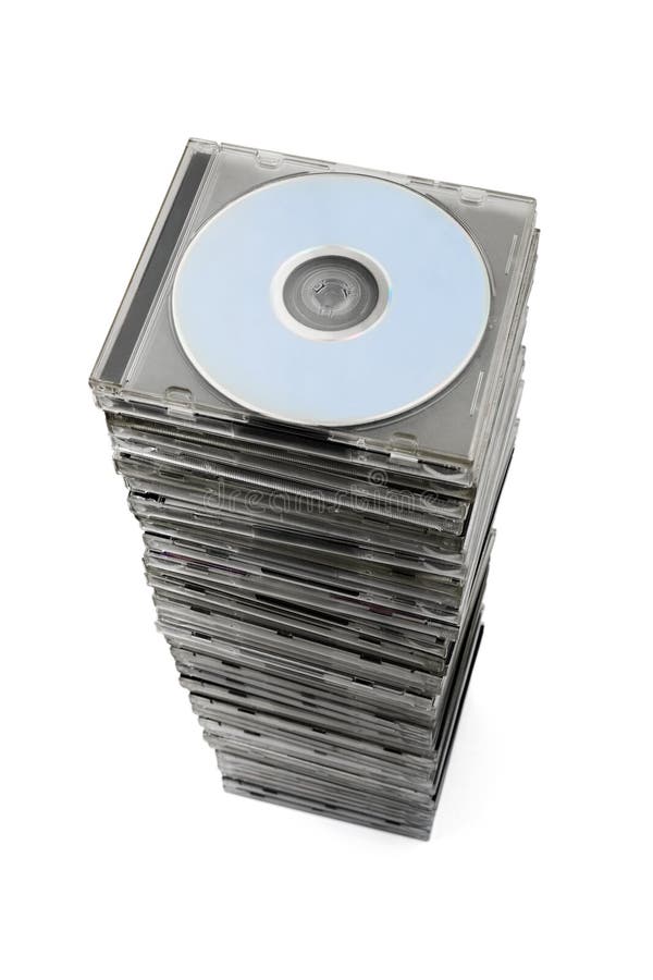 CD Stack stock image. Image of pirate, disk, gigabyte, dvdr - 434157
