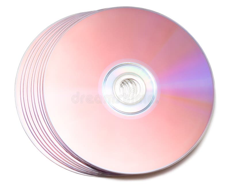 Stack Of Cd Or DVD Roms Picture. Image: 16386957