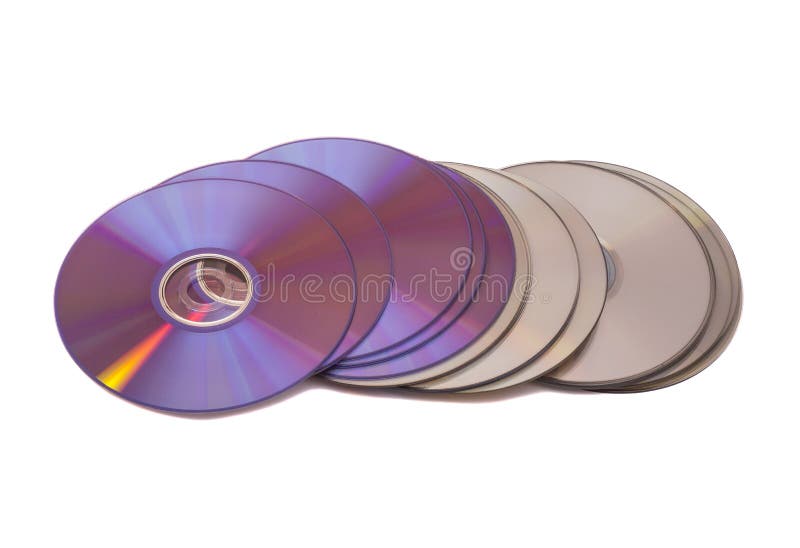 Stack of Cd or DVD roms stock image. Image of communication - 16386957