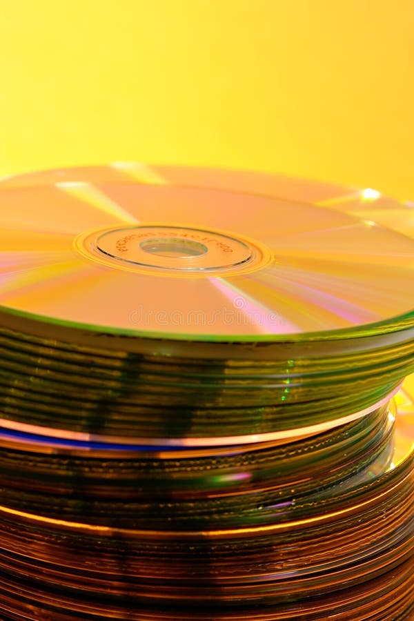 Music cd stack stock image. Image of musical, cdrom, rows - 501785