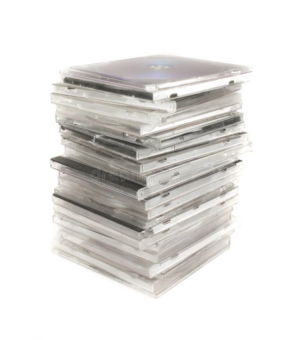 Stack of cds stock image. Image of objects, blank, book - 6927251