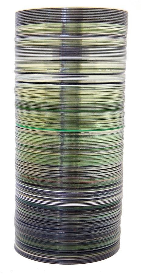 CD Stack (Side View) stock photo. Image of demo, backup - 623044