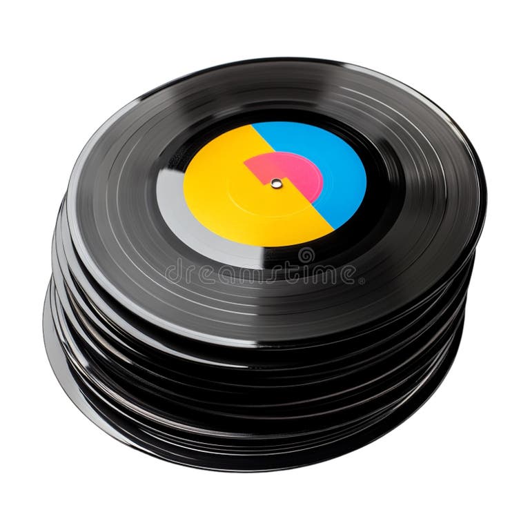 Stack of CDs or DVDs Disk on Transparent Background - Ai Generated ...