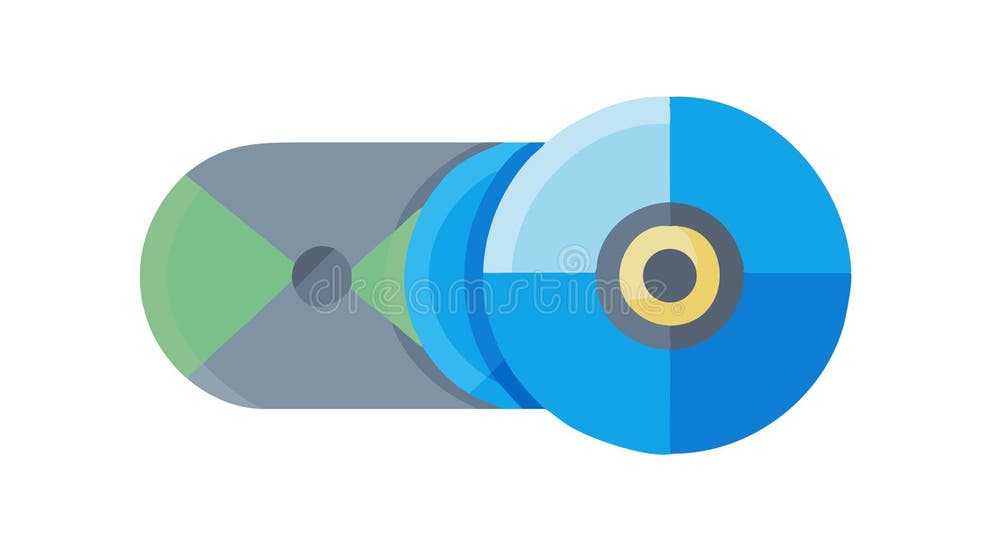 Stack of CDs DVDs Icon Vector for Multimedia Data Storage, Vector ...
