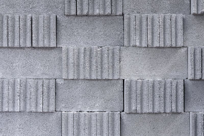 The Stack of the Cement Block. Stock Image - Image of build, detail ...