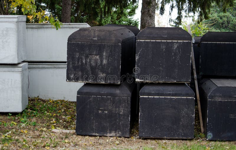 Cemetery crypts stock photo. Image of bury, case, mortuary - 30077024