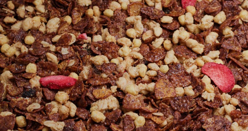 Stack of the cereal stock image. Image of flakes, fruit - 207922773