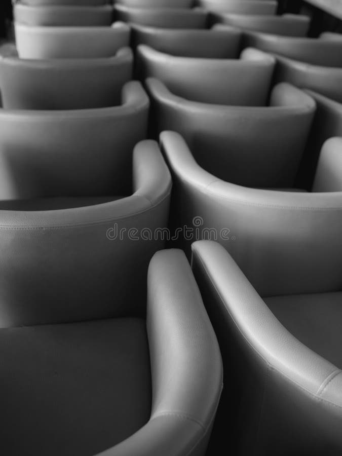 Stack of Chairs in a Restaurant Put Togeather during Corona Virus Lock ...