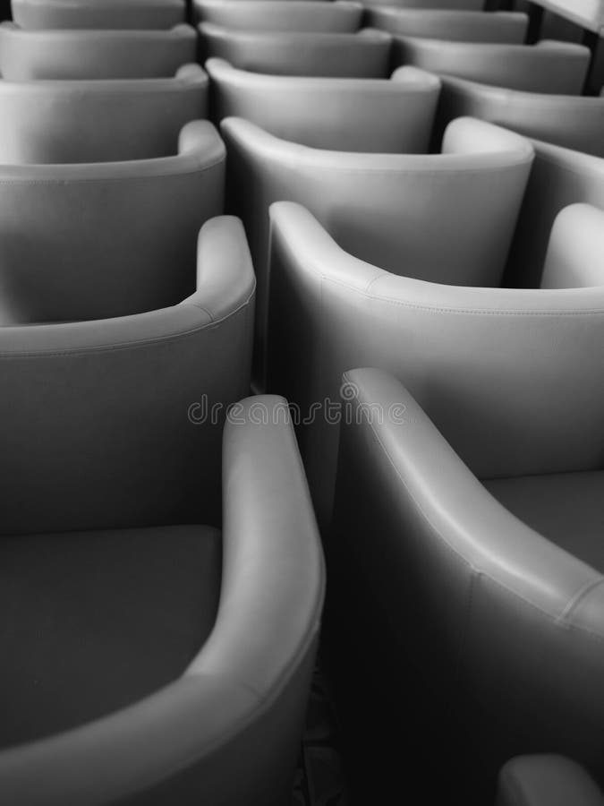 Stack of Chairs in a Restaurant Put Togeather during Corona Virus Lock ...