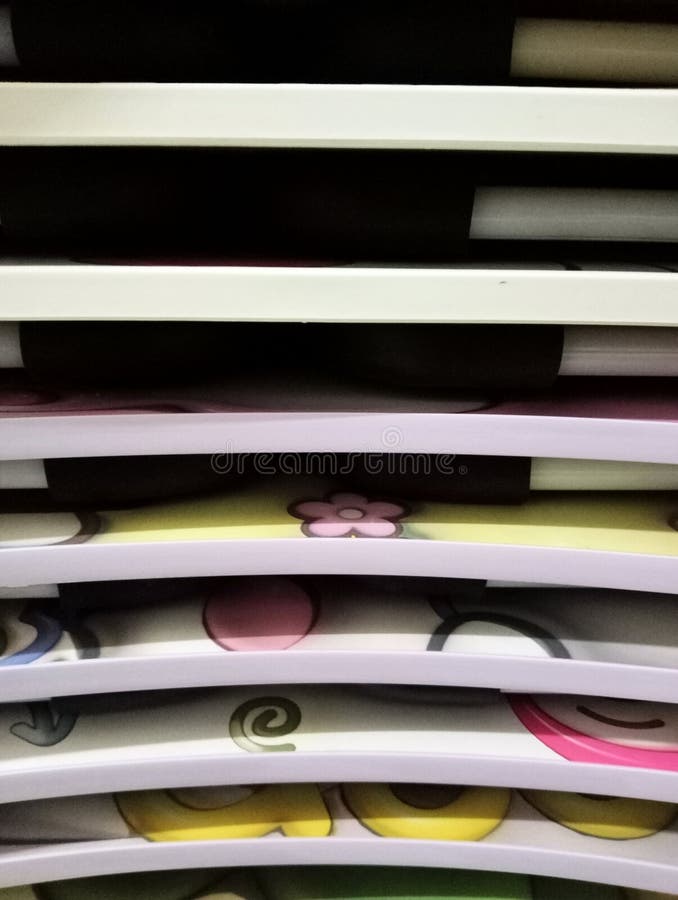 Stack of Character Folding Tables, Special Children& X27;s Tables ...