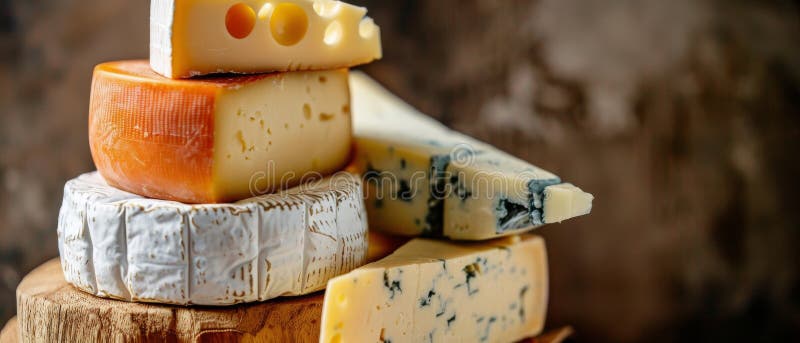 Stack of Cheese Blocks stock illustration. Illustration of display ...