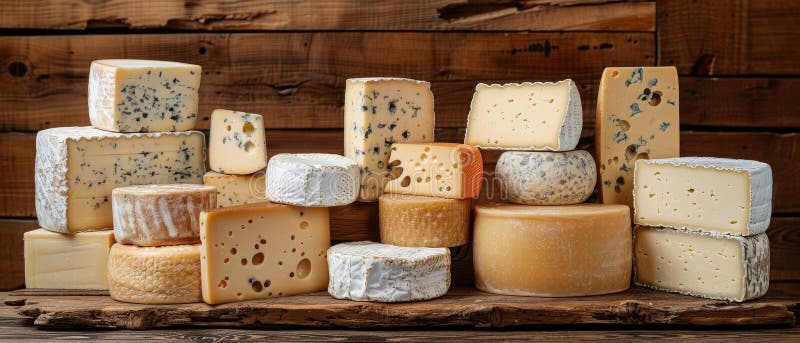 Stack of Cheese Blocks stock image. Image of assortment - 316095699