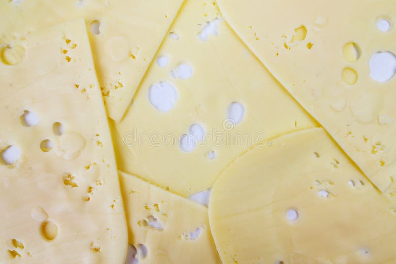 A Stack of Cheese Slices, Sliced ??natural Cheese Stock Photo - Image ...