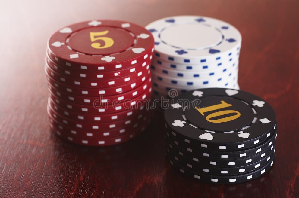 Stack of chips stock image. Image of gamble, lose, chip - 796589