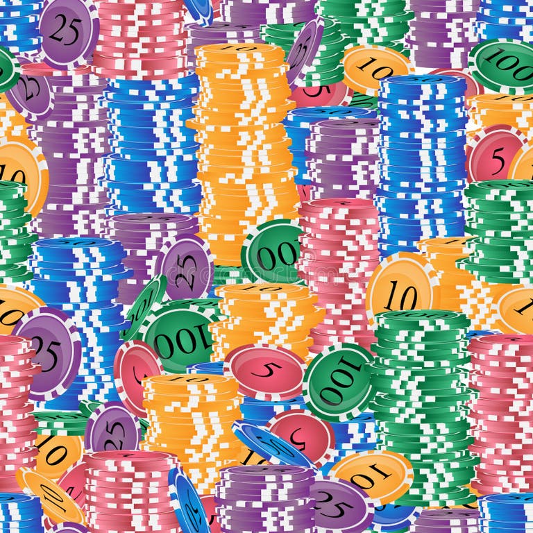 Stack chips pattern stock vector. Illustration of colorful - 52198485