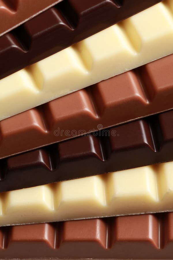 Stack of chocolate stock photo. Image of milk, dark, white - 22443312