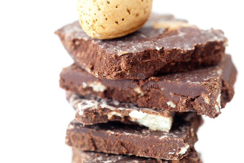 Stack of chocolate stock photo. Image of cocoa, crumb - 29865358