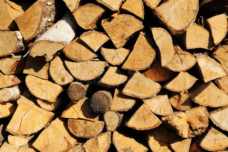 Stack of chopped firewood stock photo. Image of wooden - 5628308